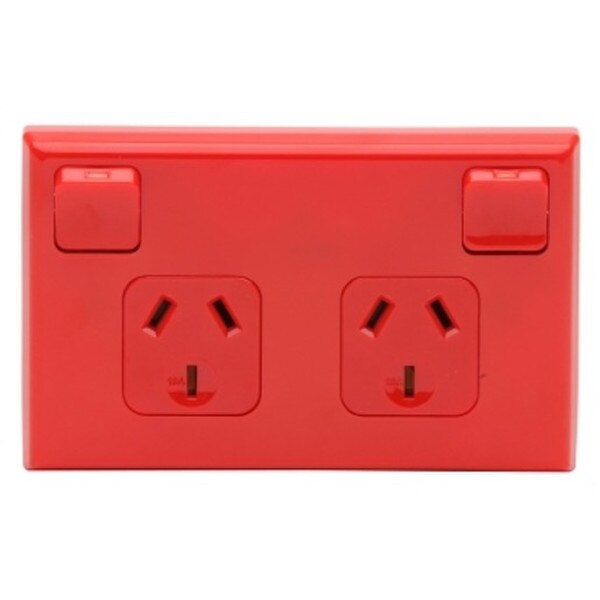 PDL 600 Series - PDL 695 Double Switched Socket - Power Outlet 10amp